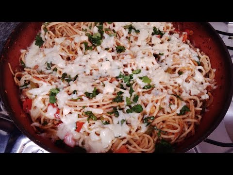 recette spaghetti au fromage bien facile - YouTube