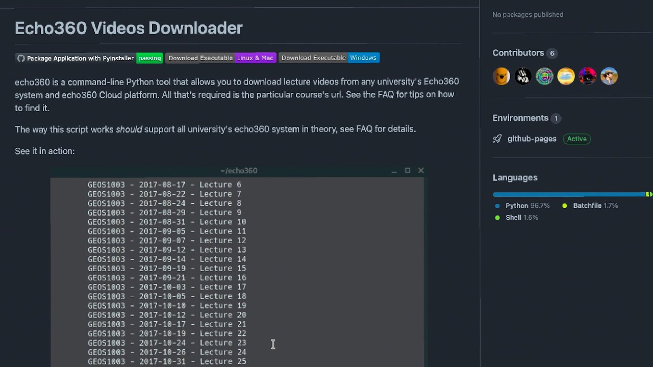 How to mass download Echo360 videos - YouTube
