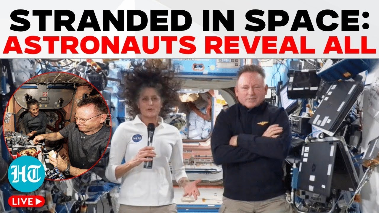 LIVE | Stranded NASA Astronauts Butch Wilmore and Suni Williams Speak ...