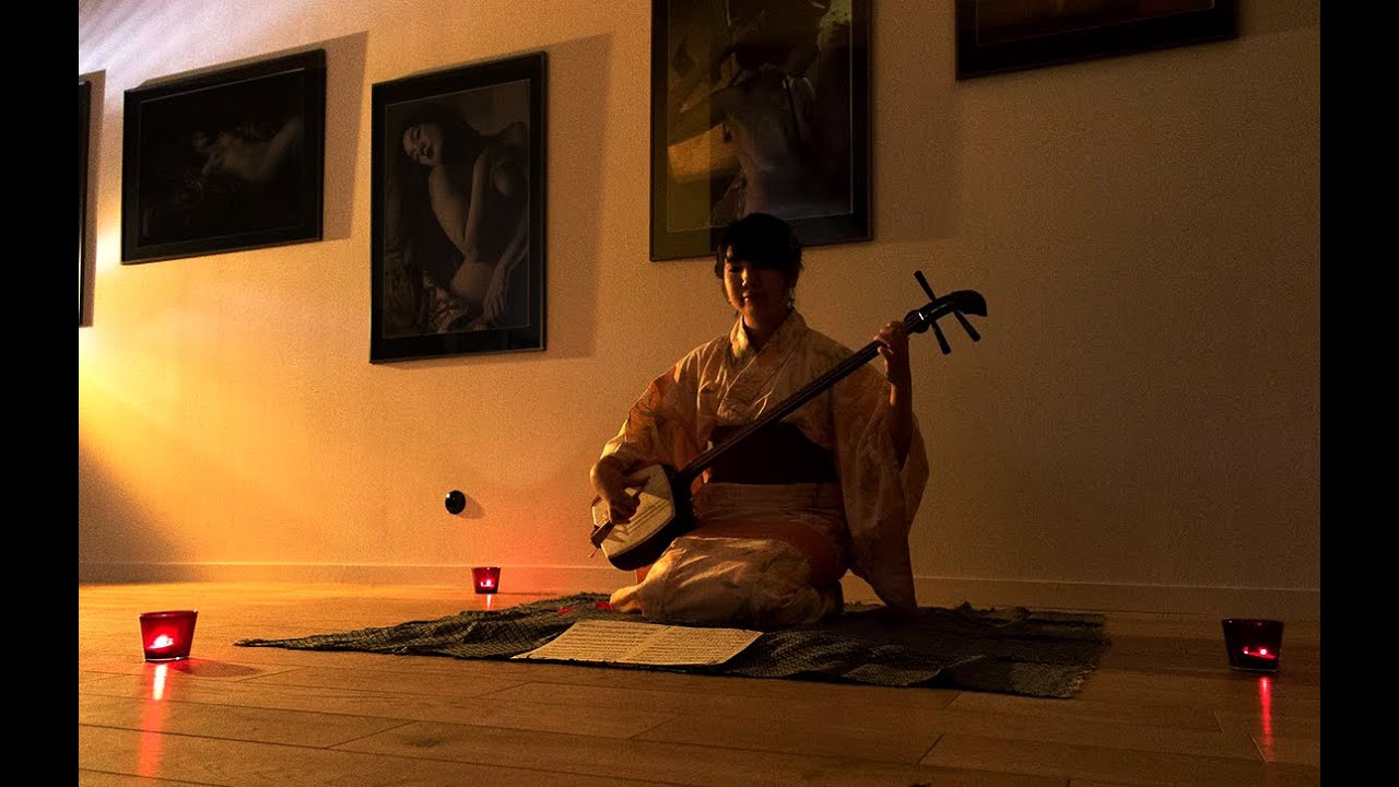Nagauta Shamisen Performance in Paris -Urashima- 長唄三味線 新曲浦島 - YouTube