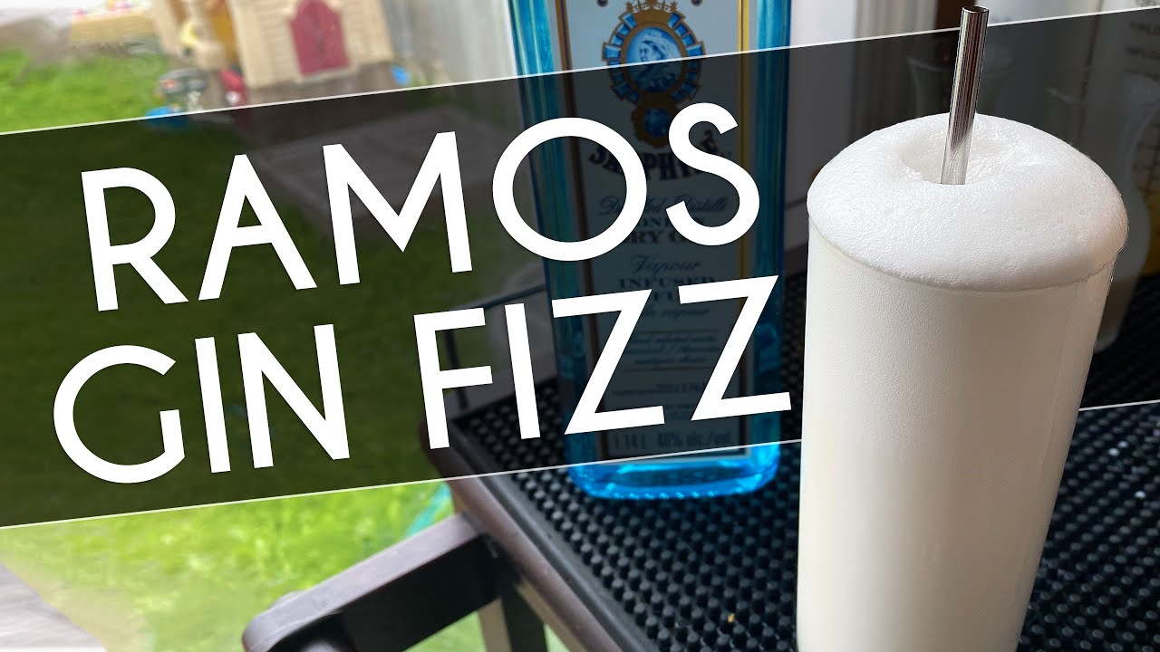 How to Make a Ramos Gin Fizz Cocktail - YouTube