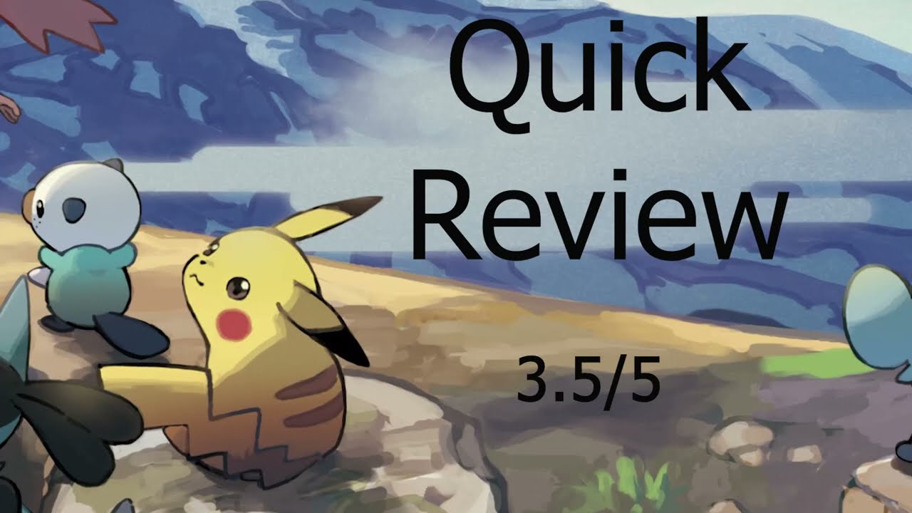 Pokemon Legends Atreus Quick Review 3.5/5 - YouTube