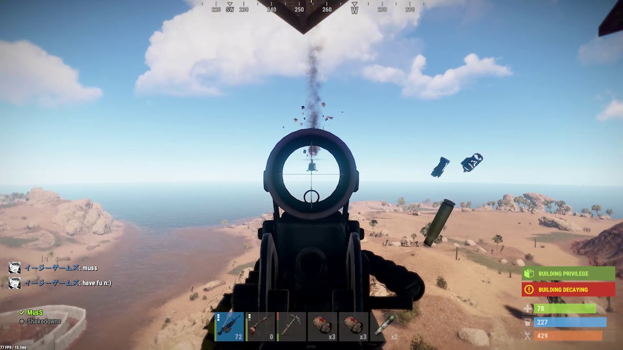 Rust Solo Heli Take Down! - YouTube