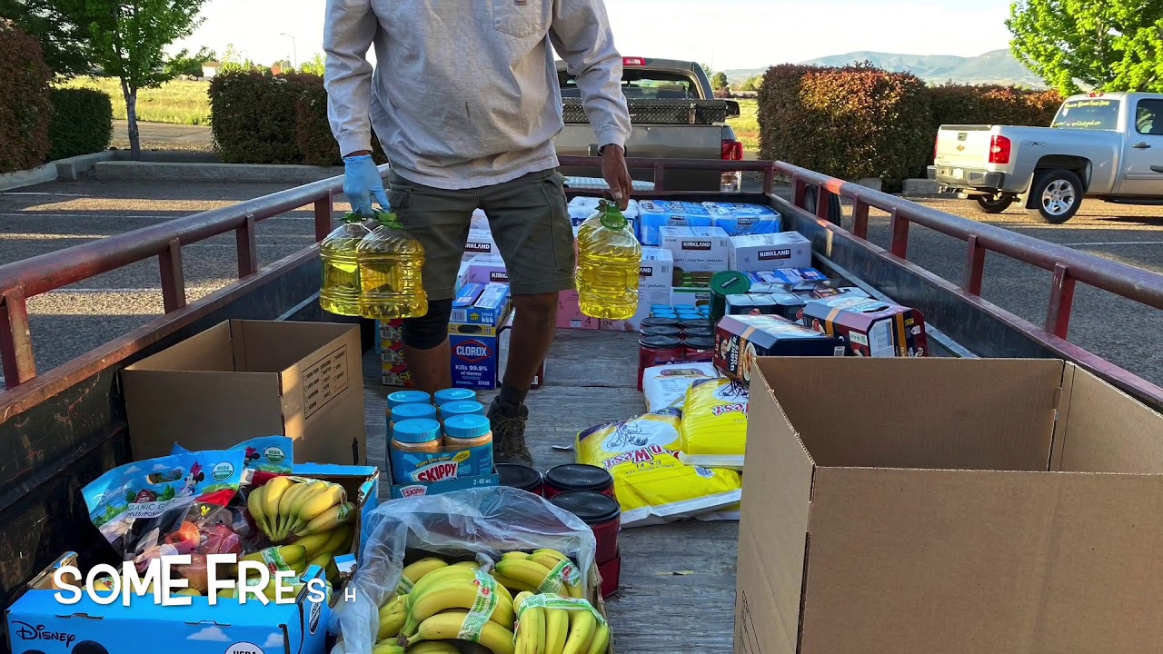 Navajo Nation Food Drive May 2020 - YouTube