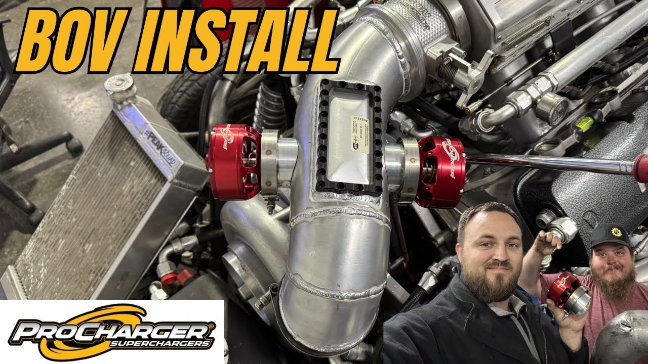 ProCharger Blow off valve install - YouTube