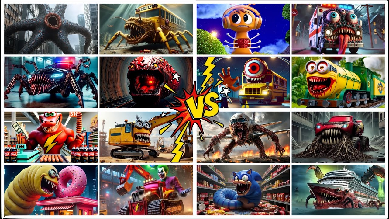 16 Monsters EXE Challenge - Spinning Wheel - YouTube