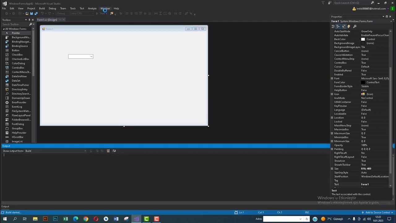 Visual Studio ComboBox Kullanımı - YouTube