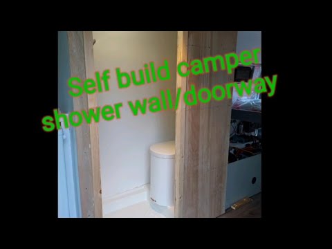 Fiat Ducato self build camper shower build - YouTube