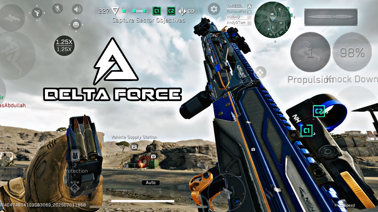 DELTA FORCE MOBILE SNIPING CONTROL GAMEPLAY - YouTube