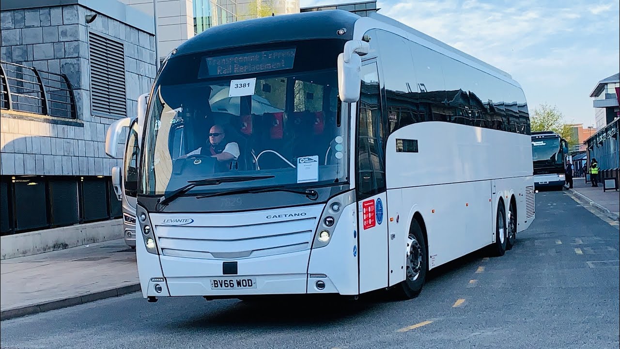 National Express Coach 7829 BV66WOD On Rail Replacement From Sheffield ...