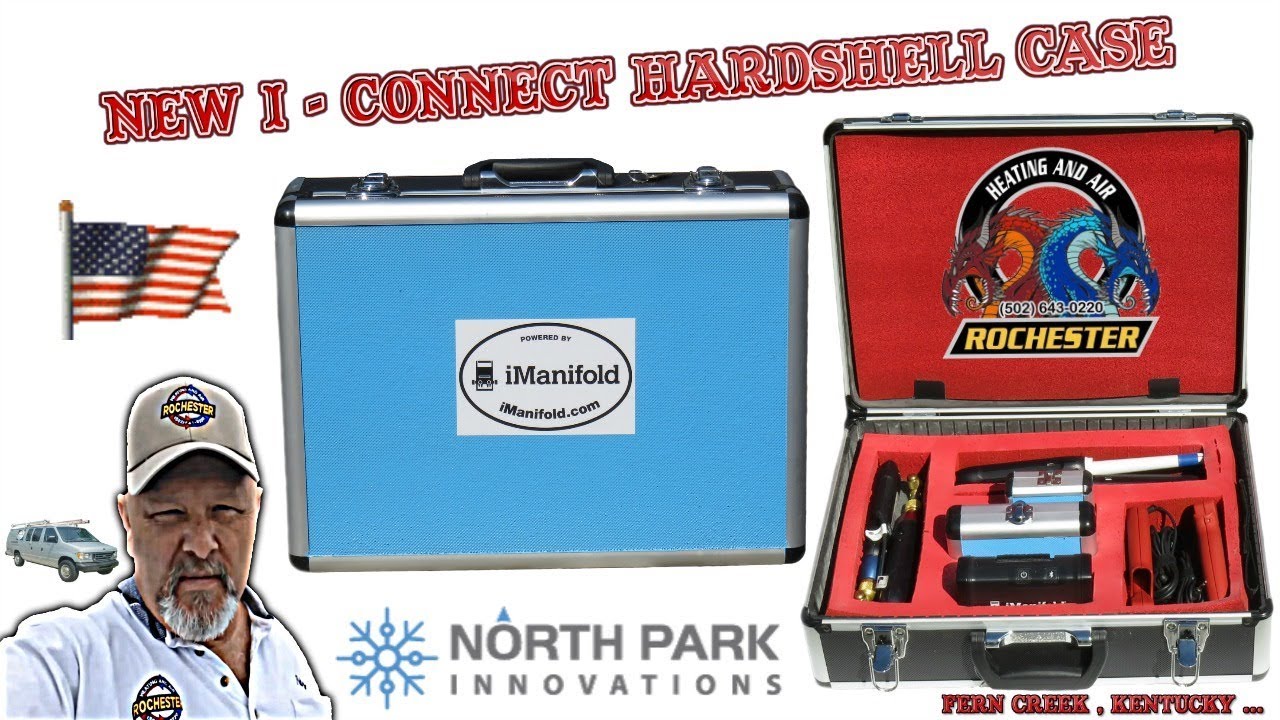 iConnect Refrigeration Manifold Customized Hard Shell Case - YouTube