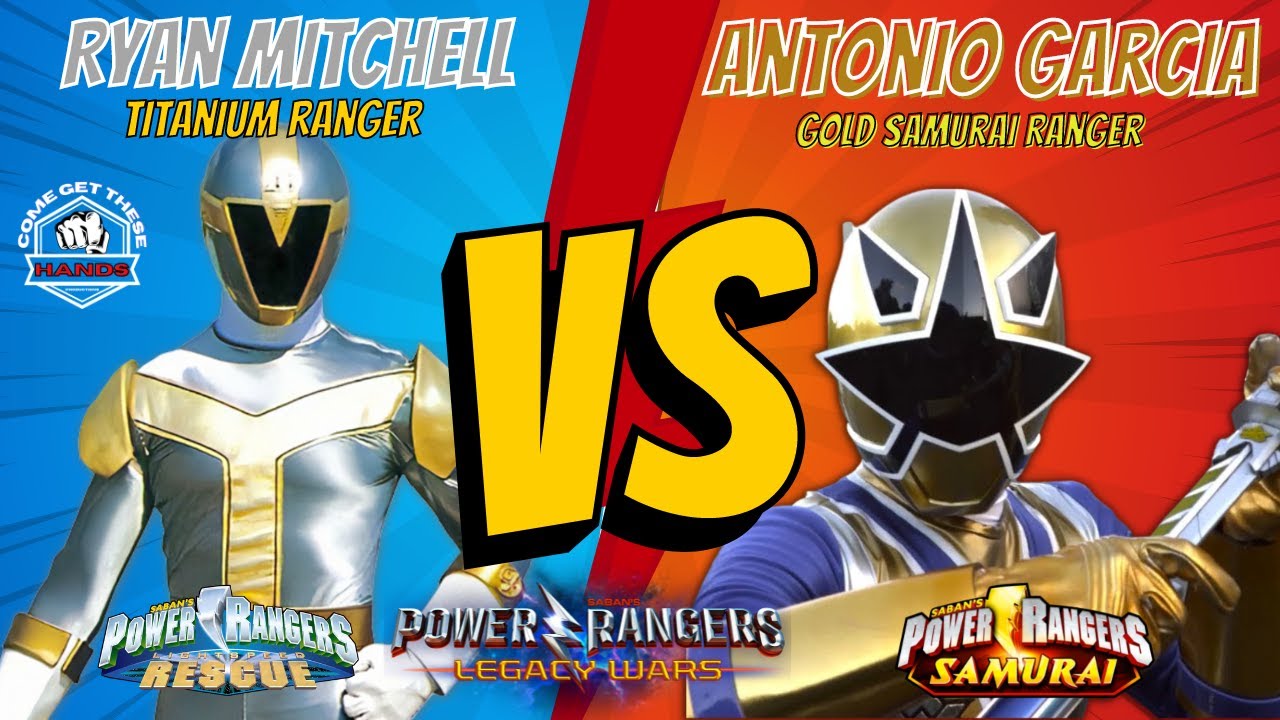 Power Rangers Legacy Wars | Titanium Ranger Ryan Mitchell Vs Antonio ...