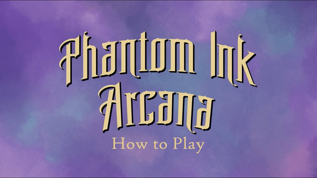 How To Play Phantom Ink: Arcana - YouTube