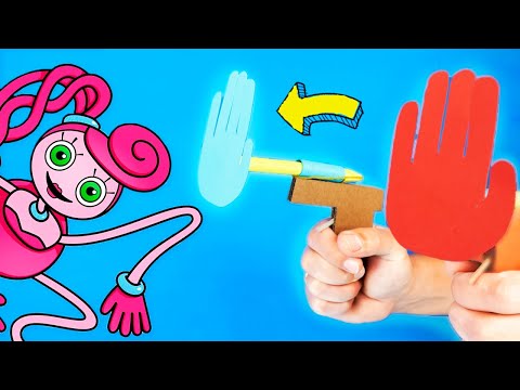 Игра Поппи плейтайм Мама длинные ноги поделки из картона - YouTube