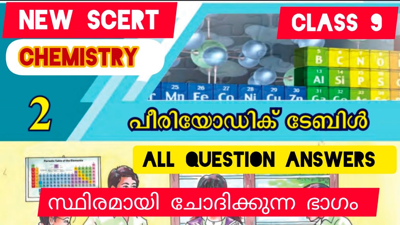 New scert chapter class 9 chemistry chapter 2 periodic table|new scert ...