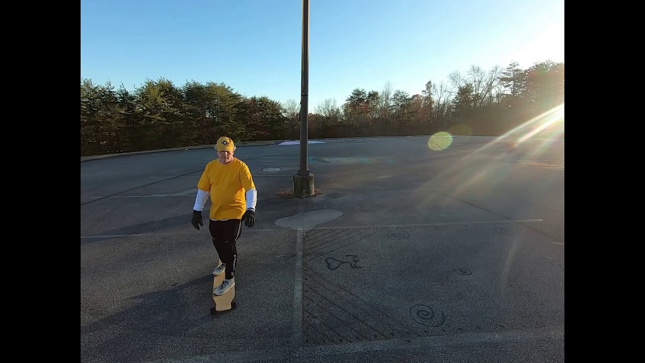 58 Years old and learning to longboard-dance! Day 4 - YouTube