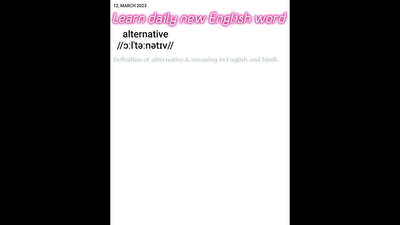 Alternative Meaning In English alternative Meaning In Hindi Synonyms alternative-meaning-in-english-alternative-meaning-in-hindi-synonyms