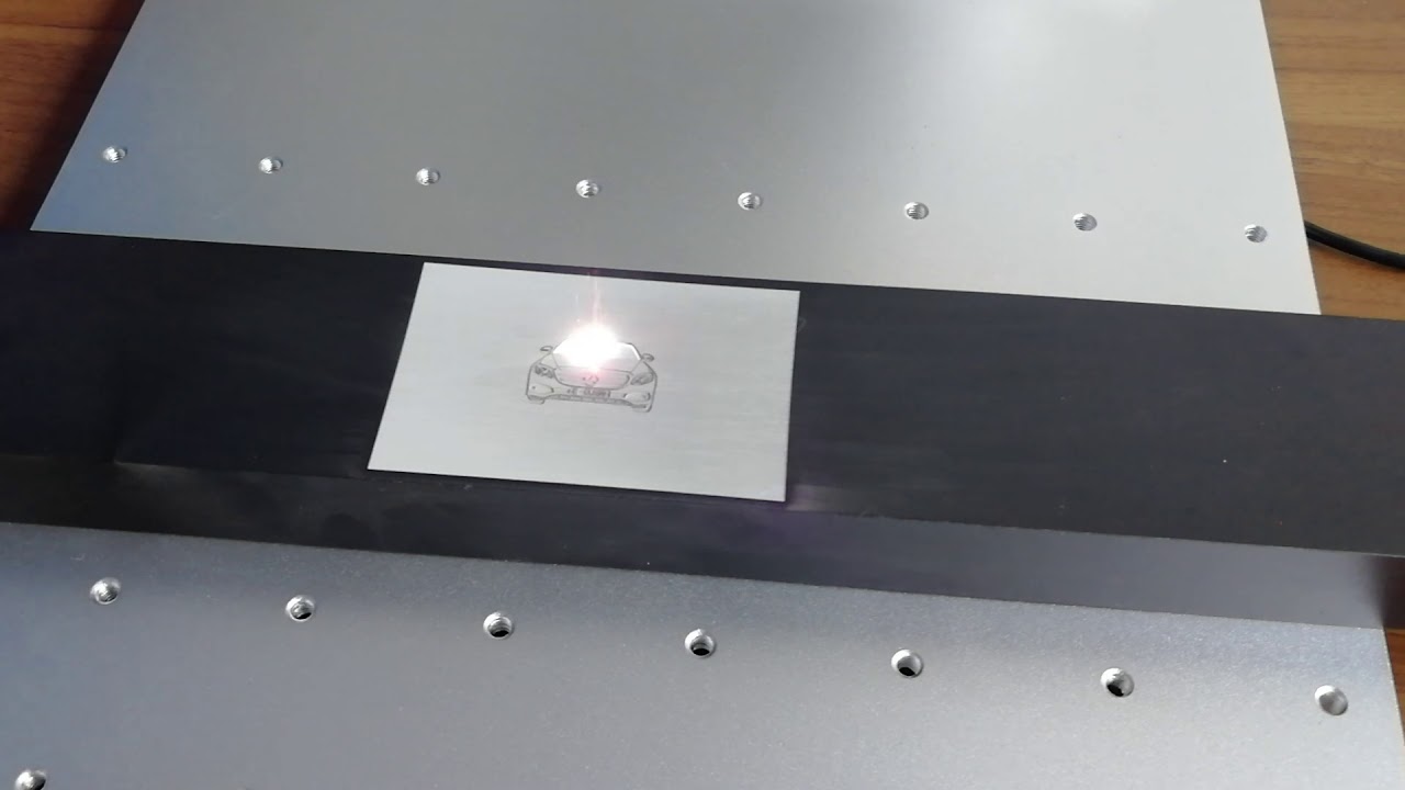 how to mark and engraving car logo in aluminm profile by laser marking ...