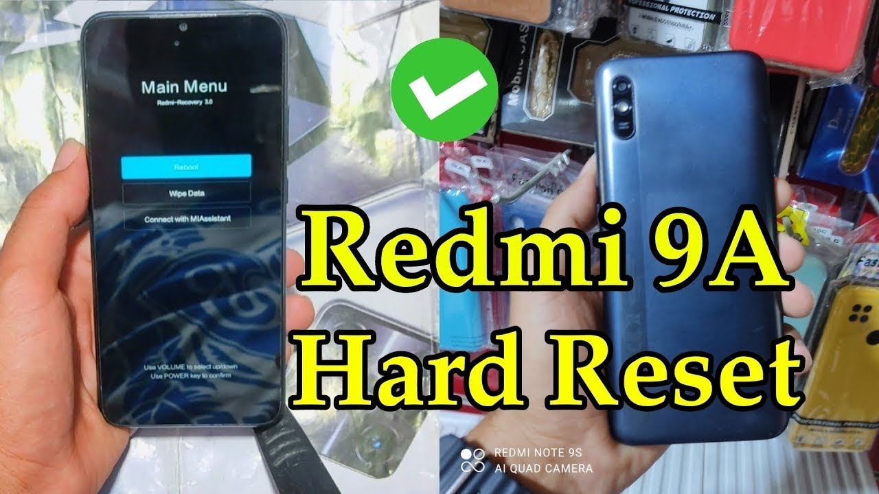 Hard Reset Redmi 9A - YouTube