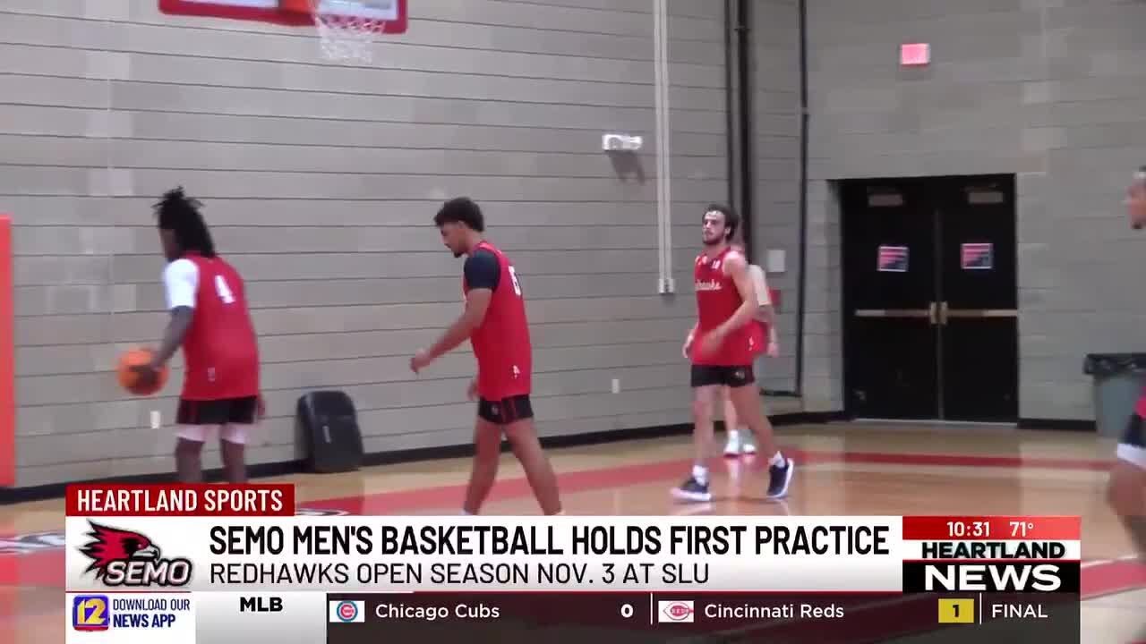 SEMO Men's Basketball holds first practice - YouTube