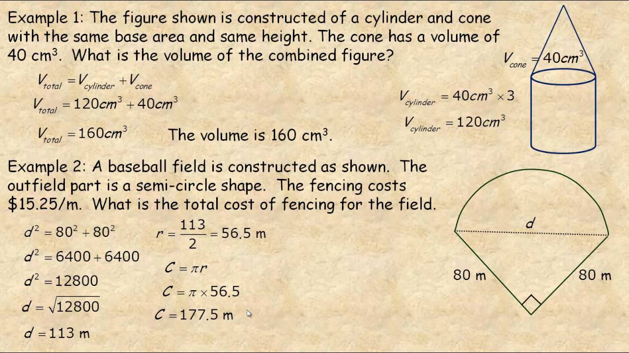 Area, Perimeter, Surface Area and Volume EQAO Big Ideas - YouTube