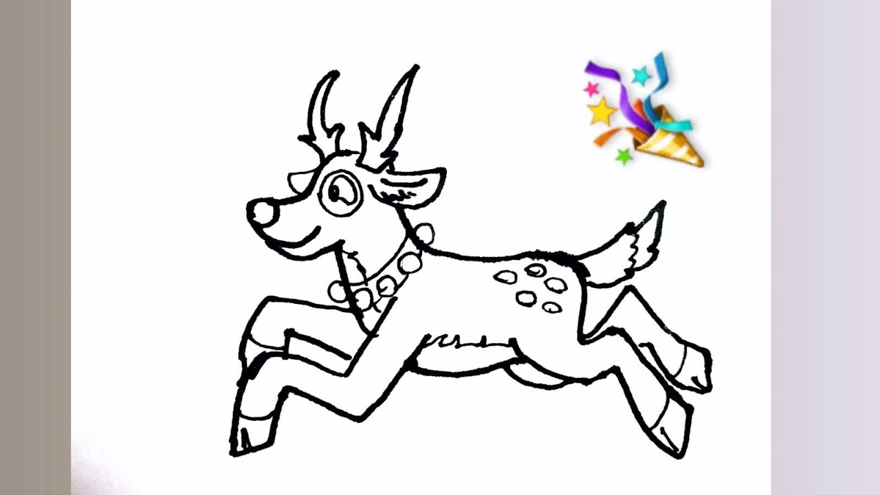 How To Draw Deer With Easy | How To In Deer Drawing | Deer Drawing Step ...