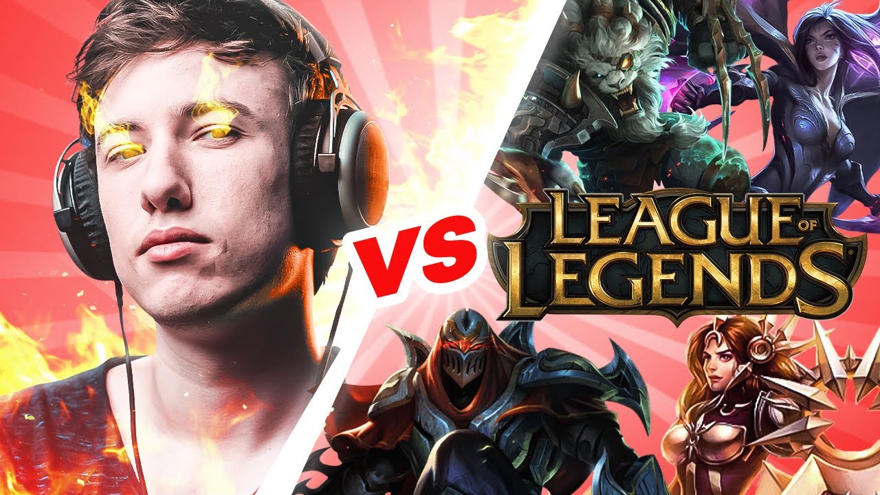 SARDOCHE EN 1 VS 9 (League Of Legends) - YouTube