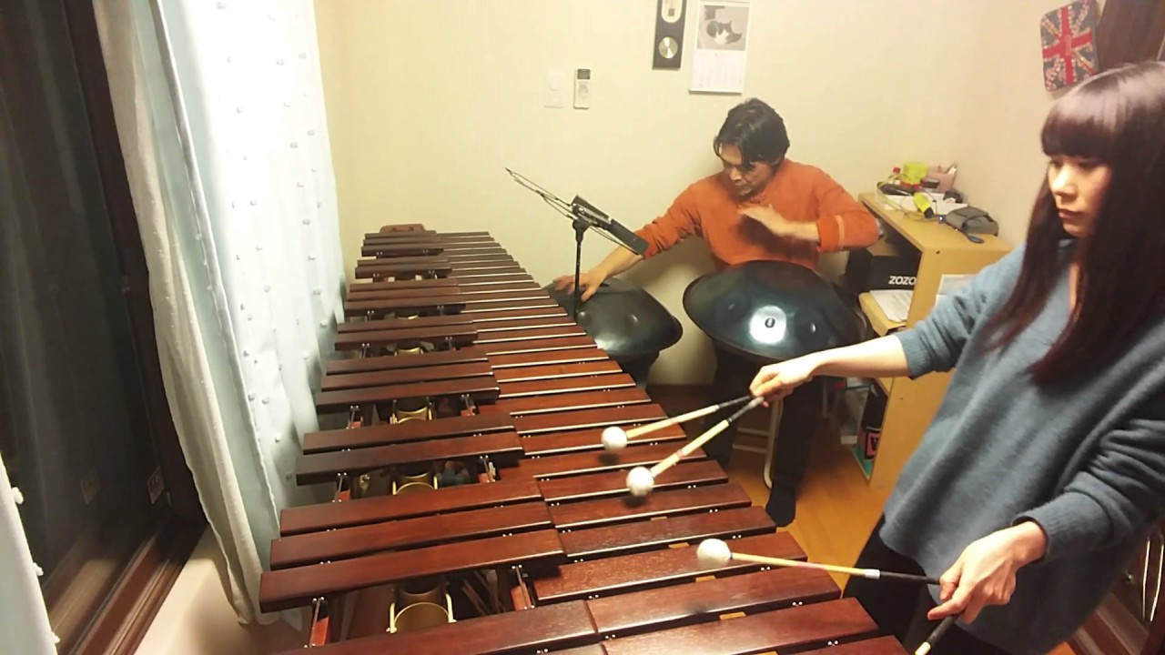 marimba & live metal art - YouTube