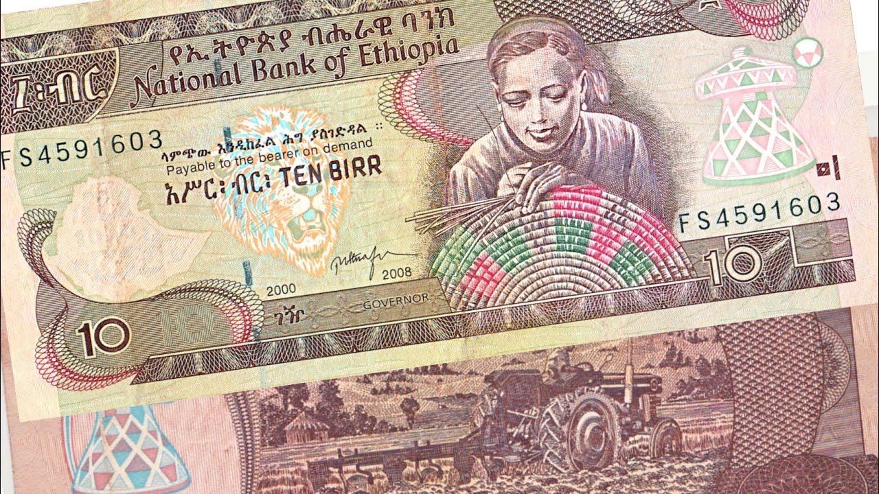 10 Birr Banknote from Ethiopia 2000 - YouTube
