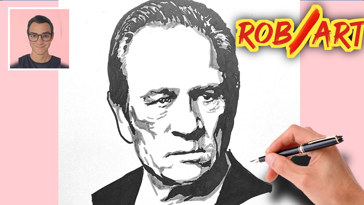 Desenhando Tony Lee Jones - How to draw Tony Lee Jones - YouTube