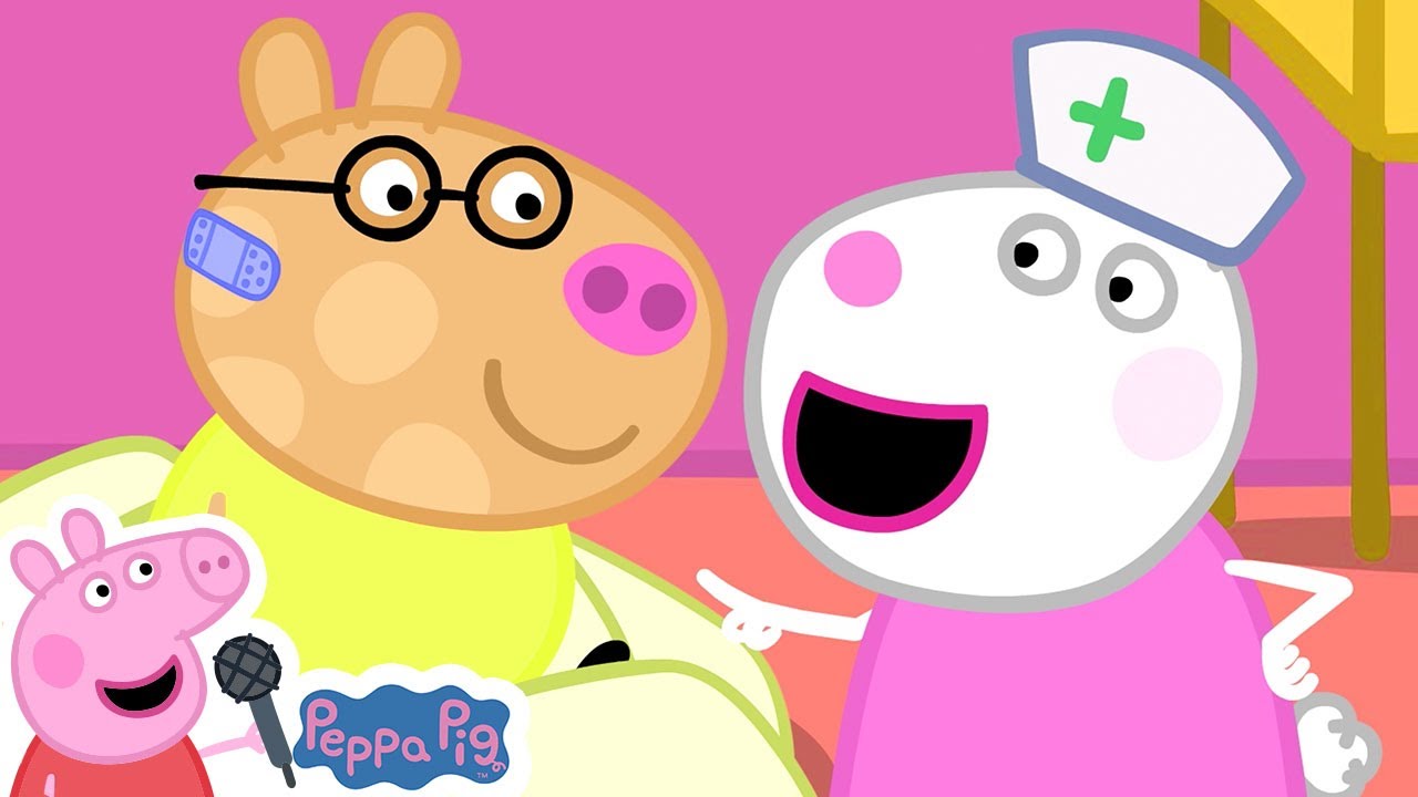 Five Little Monkeys Featuring Peppa Pig | Peppa Pig Songs | Nursery ...