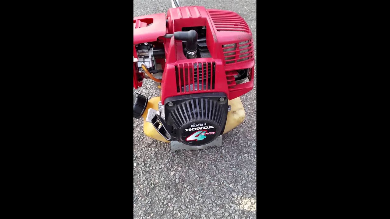 Honda gx31 start up like new - YouTube
