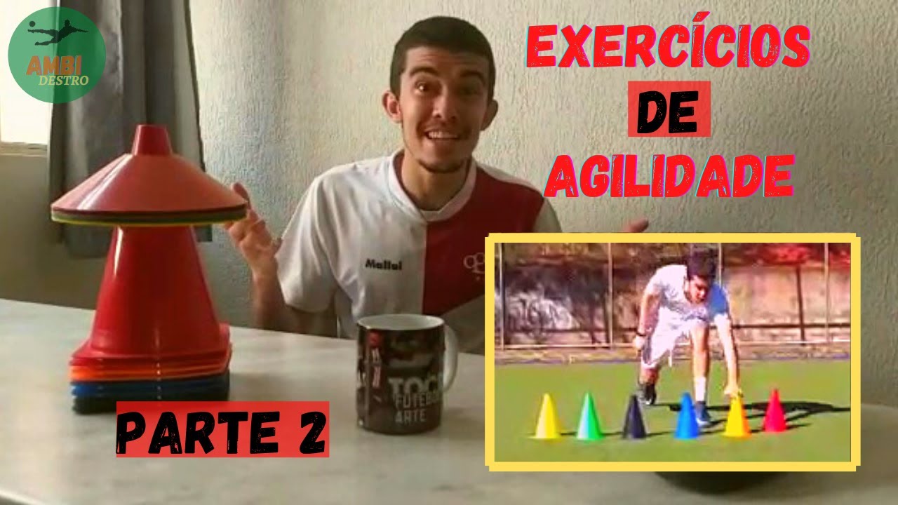 Treino de Futebol - Exercícios de AGILIDADE (Parte 2) - YouTube