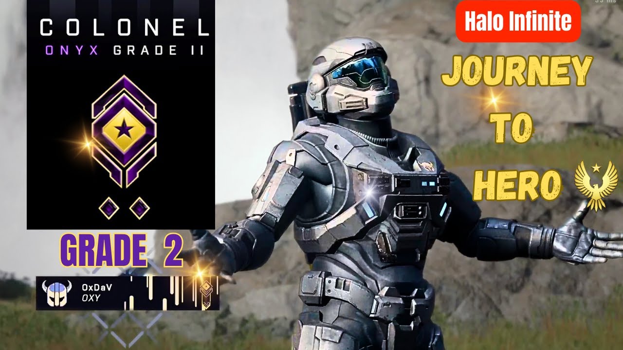 COLONEL Grade 2 Onyx | Best-of montage | Journey to HERO | Halo ...