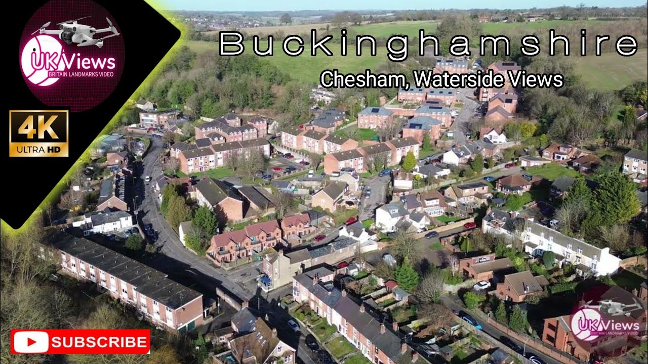 Chesham, waterside view | Drone Aerial Relaxation 4K UHD Film by UK ...