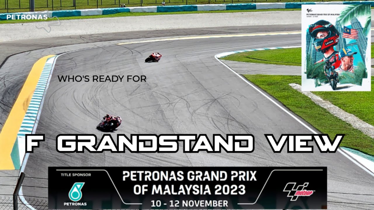 F Grandstand MotoGP Malaysia Petronas Sepang Circuit race day boring ...