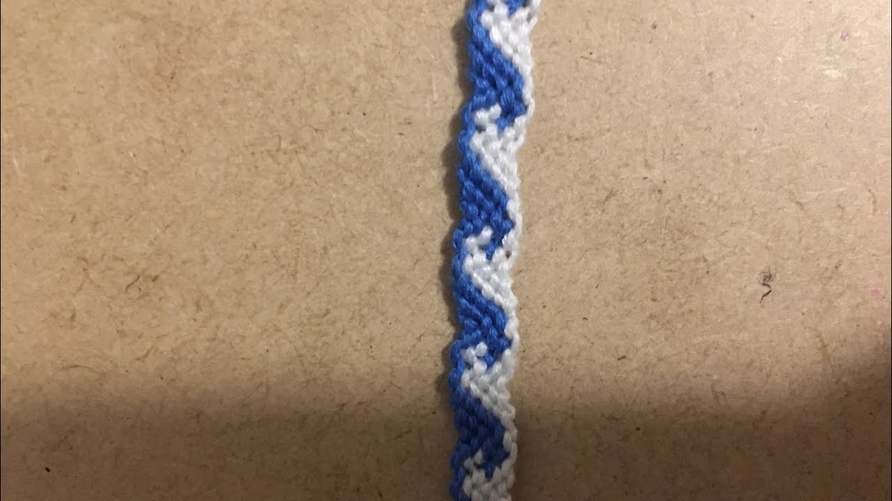 Tutorial on how to make a wave bracelet - YouTube