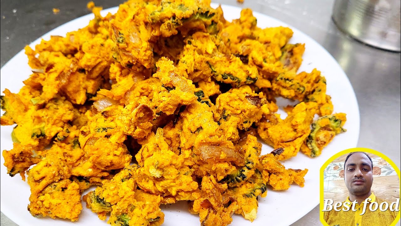 how to make Karela onion pakoda Home Style simple recipe - YouTube