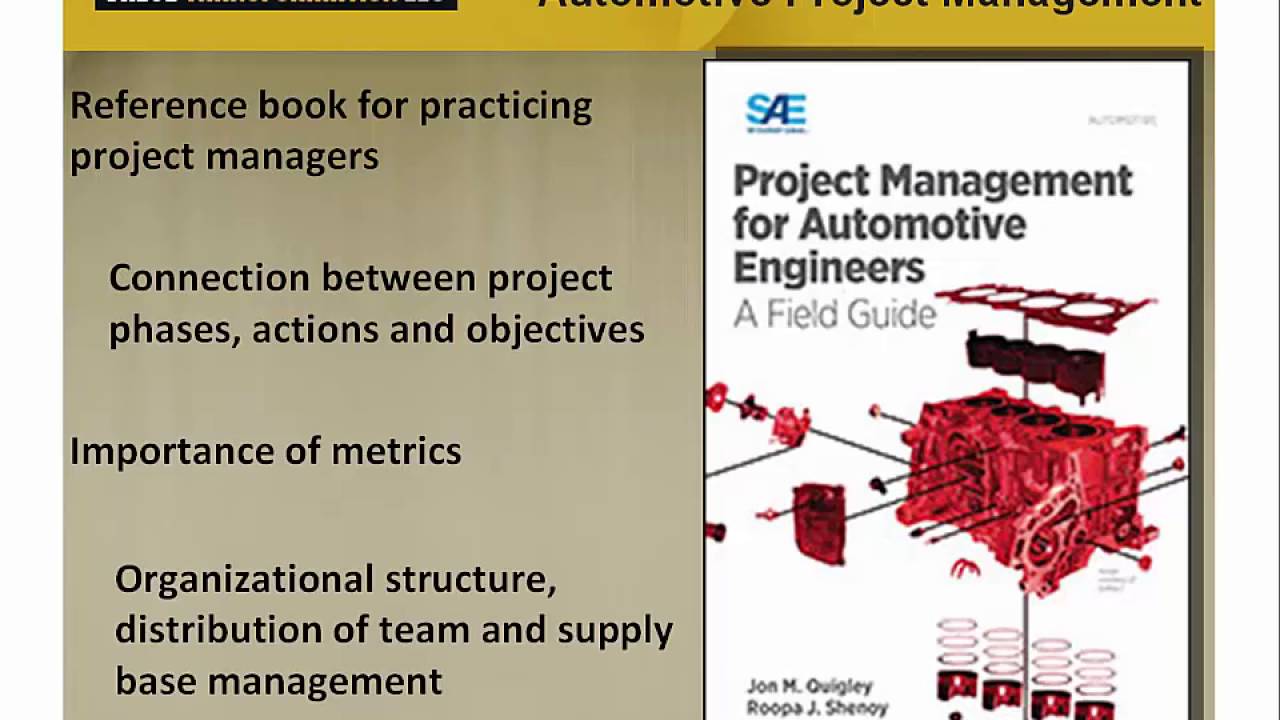SAE Project Management book - YouTube