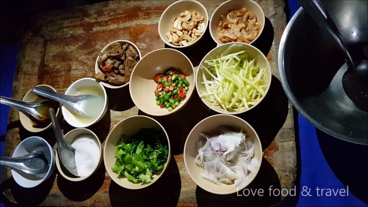 How to make Green Mango salad - YouTube