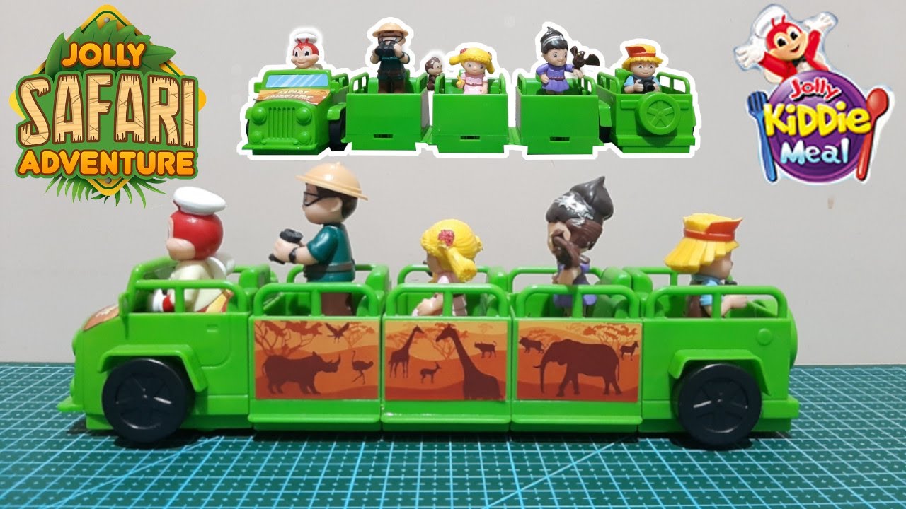 2021 JOLLIBEE Jolly Safari Adventure Jolly Kiddie Meal Complete set of ...