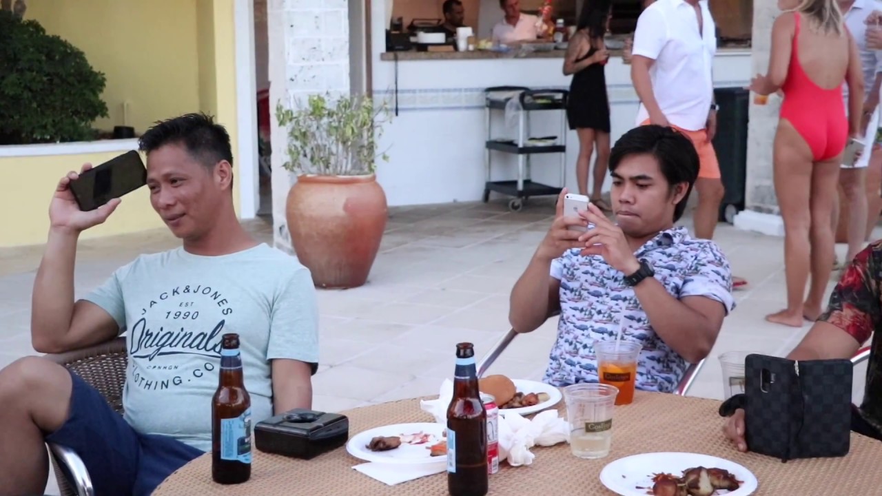 Blu Staff pool party - YouTube