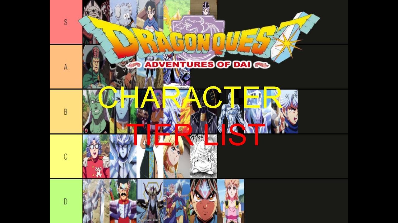 Dragon Quest: Adventure of Dai Character Tier List - YouTube