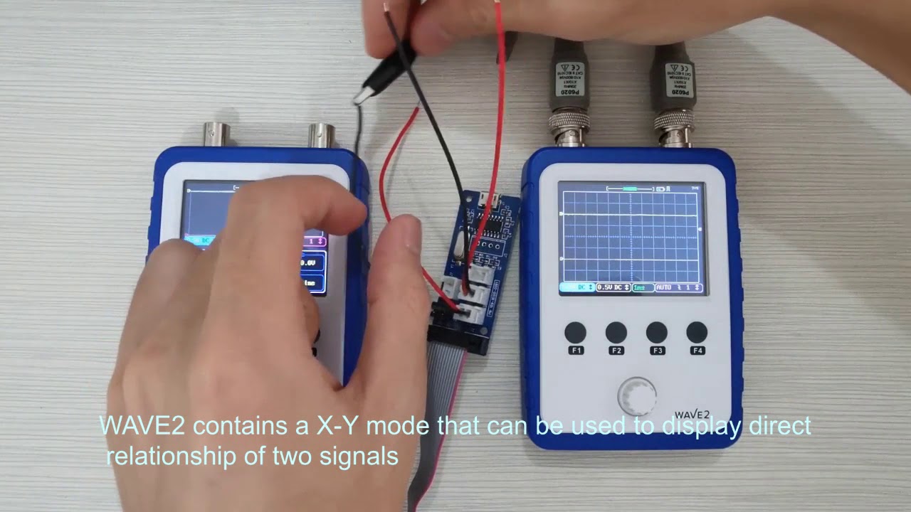 WAVE2 dual channel oscilloscope - YouTube