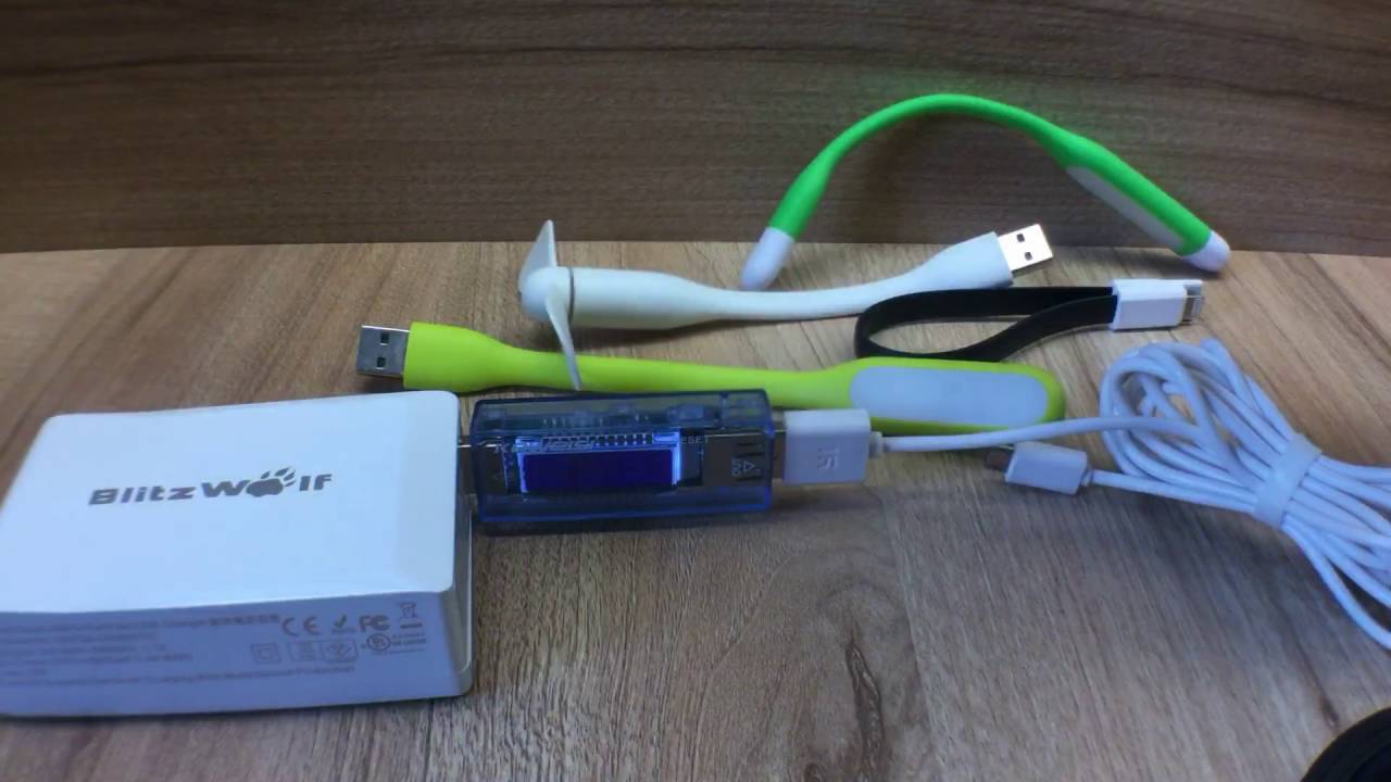 BlitzWolf BW-S1 40W Smart 5-Port USB Charger With Power3S Tech - YouTube