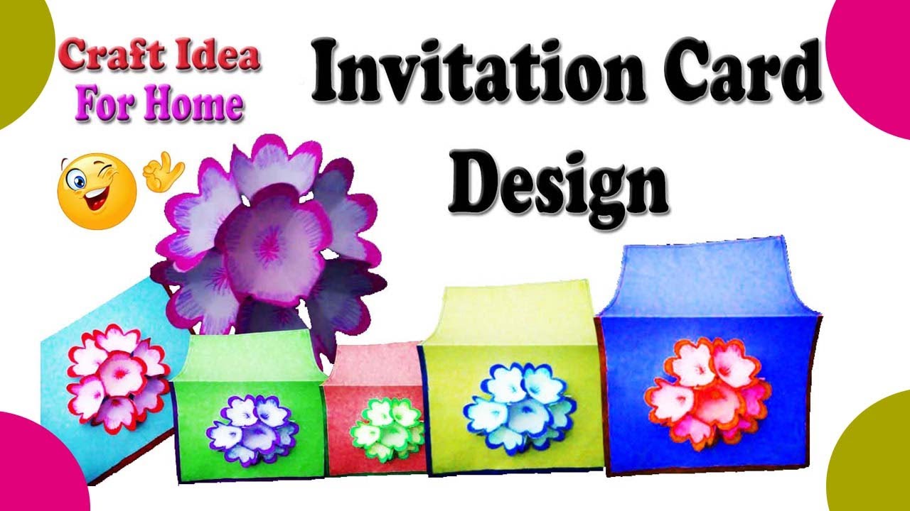 How to Make Invitation Card | Invitation Card Idea | Paper Craft Idea ...
