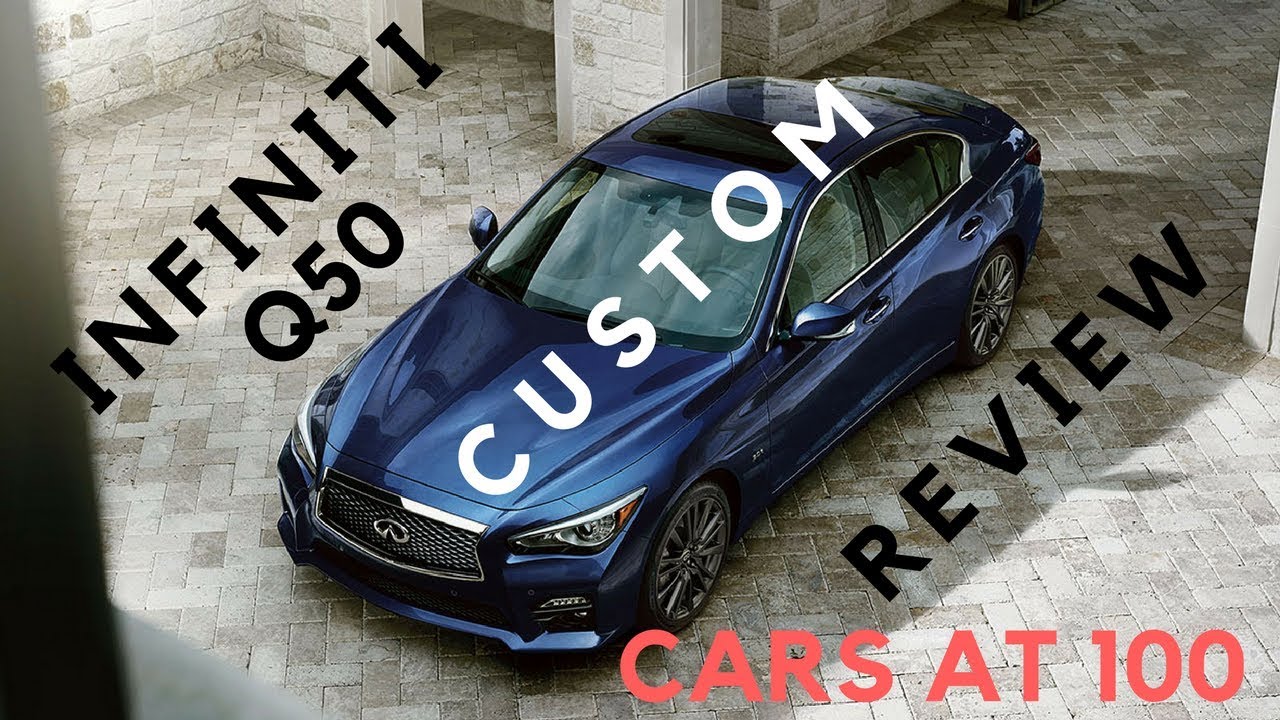 CUSTOM INFINITI Q50 3.7 REVIEW ! BIG WHEELS AND LOUD EXHAUST ! - YouTube