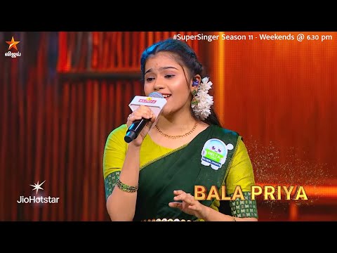 Glimpse of Valli Valli Ena Vanthan Song by #Balapriya #Diwakar 🎶😍 | Super Singer Season 11