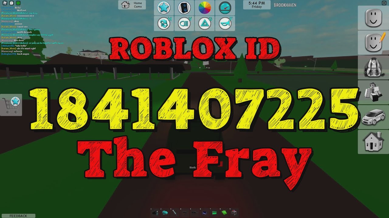 The Fray Roblox Song Codes - YouTube