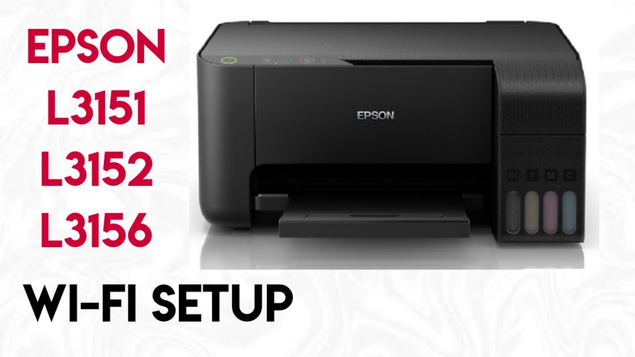 Epson L3150 series Wi-Fi setup || L3151, L3152, L4150, L4160, L5190 ...